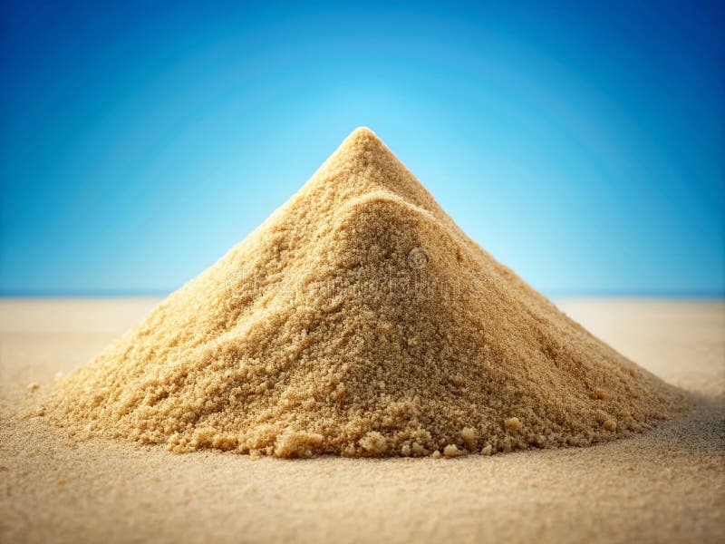 Stunning 3D Rendered Sand Pile Architectural Photography Featuring a ...