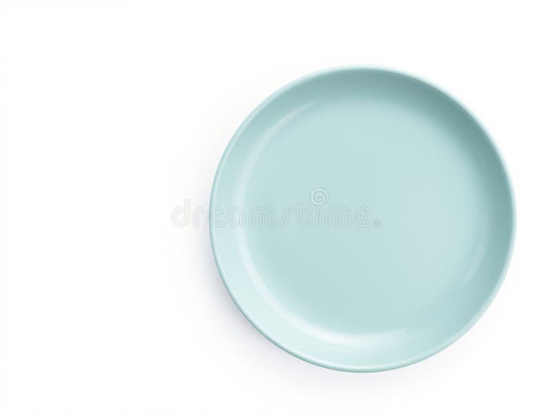 A Blank Pristine Plate Awaits Your Culinary Design Empty Dish ...