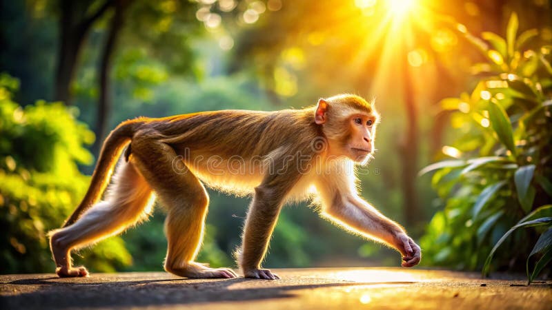 Animated Monkey Walking Sprite Sheet Looping Aerial View Animation ...