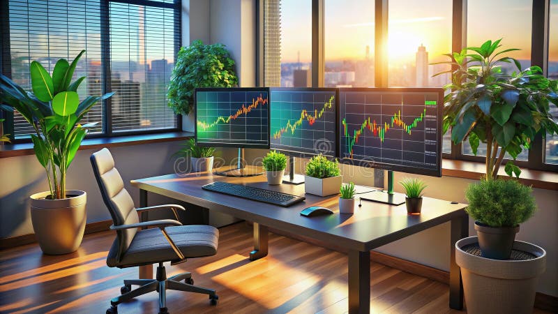 Streamline Your Trading Strategy a Modern Minimalist Workstation ...