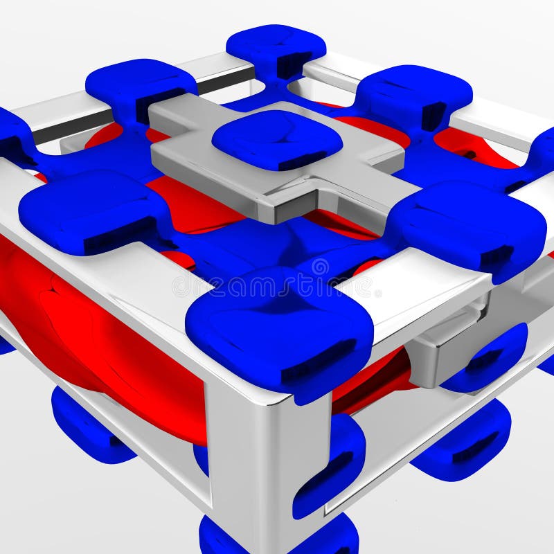 Framework Arithmetic Logic Unit Stock Illustration - Illustration of ...