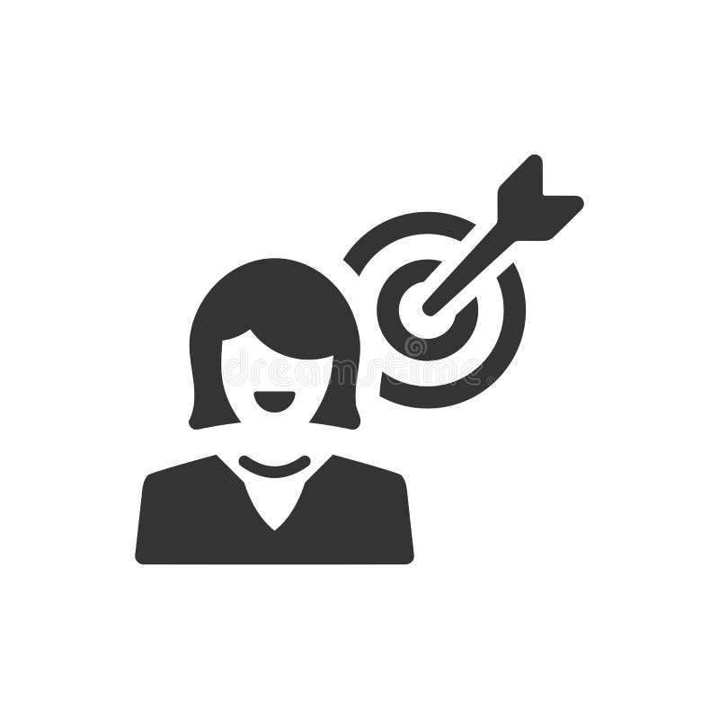 Business target icon stock vector. Illustration of goal - 147233652