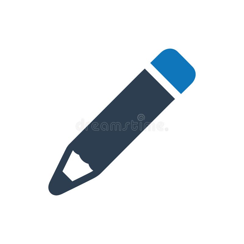 Edit Pencil Icon Blue