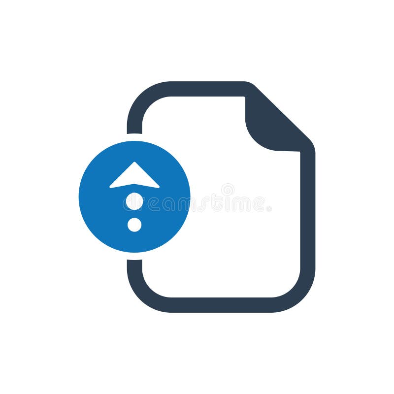 File Upload / File Storage Icon Stock Vector - Illustration of data ...