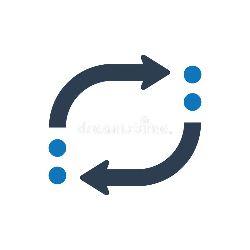 Refresh Icon stock vector. Illustration of network, icon - 120274905