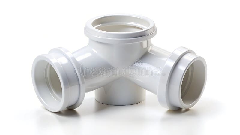 Realistic 3D Mockup of a PVC YPipe Fitting Ideal for Plumbing ...