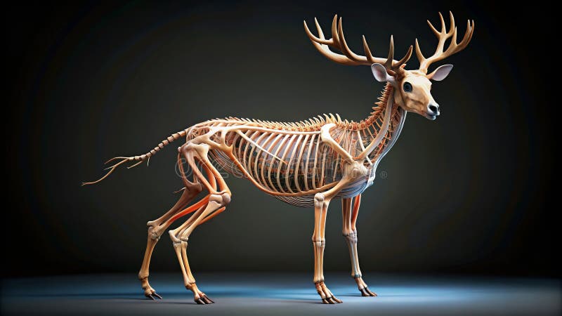 Deer Skeleton Diagram Stock Photos - Free & Royalty-Free Stock Photos ...