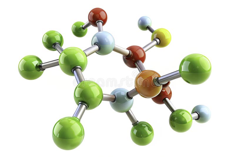 Detailed Perchloric Acid HClO4 Molecular Structure Diagram Educational ...