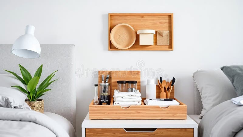 Effortless Bedroom Organization a Minimalist Bedside Table for ...