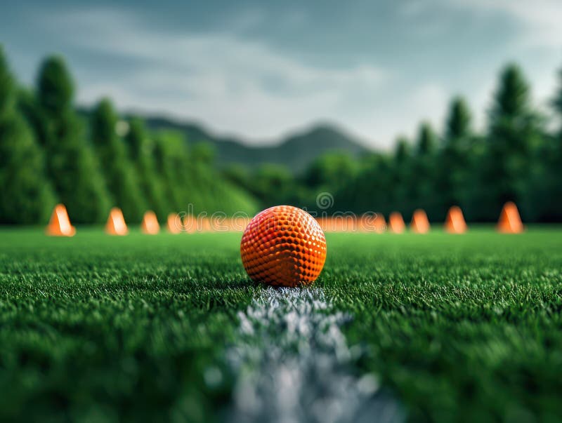 Prepare for the Competition Clearly Marked Contest Ground with Numbers ...