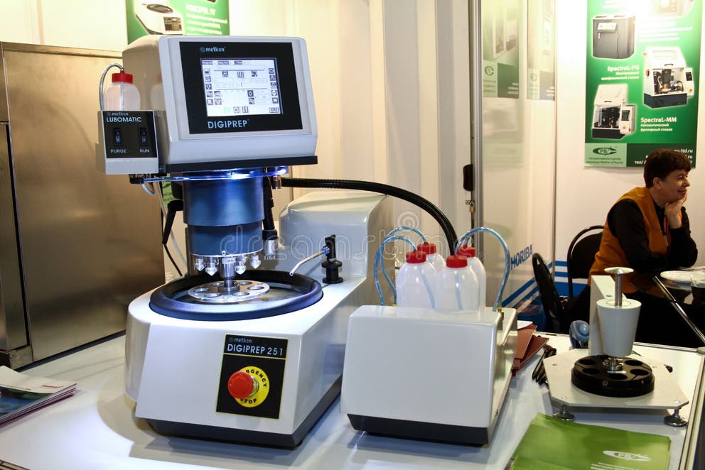 Metkon Automatic Grinding and Polishing System Editorial Stock Image ...