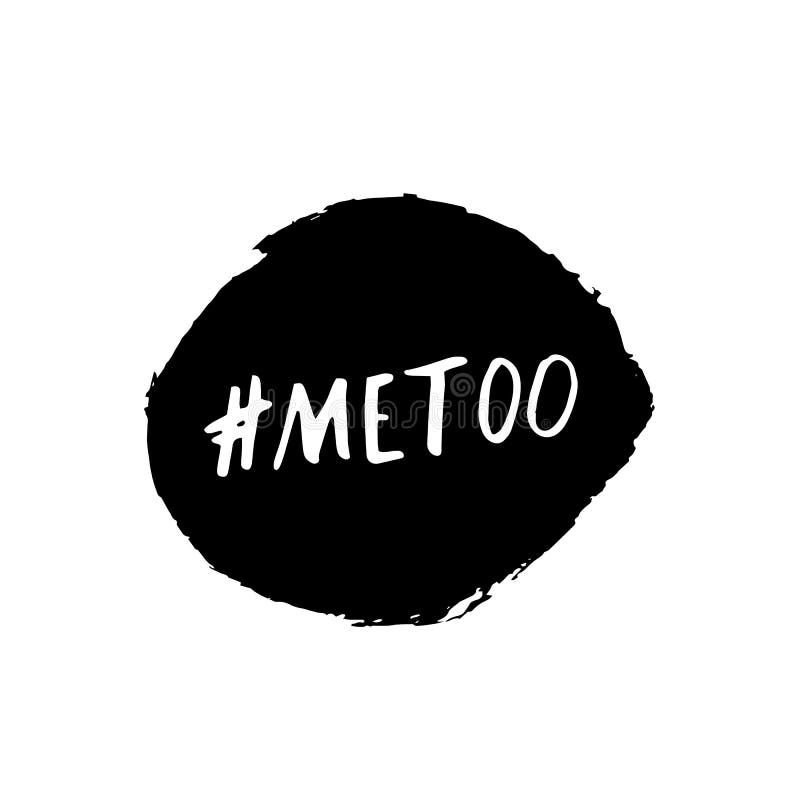 Metoo Me Too Movement Pop Art Style Banner With Woman Face Stock
