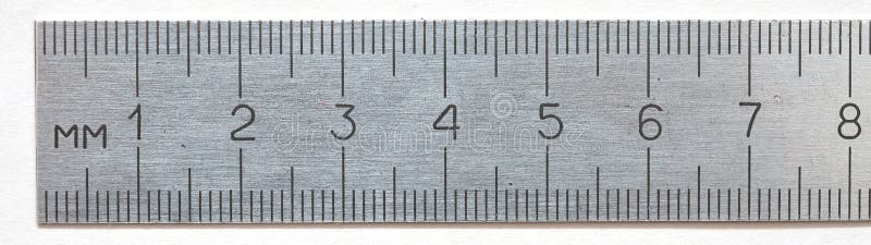 Metric steel ruler stock image. Image of metal, centimeter - 18577819