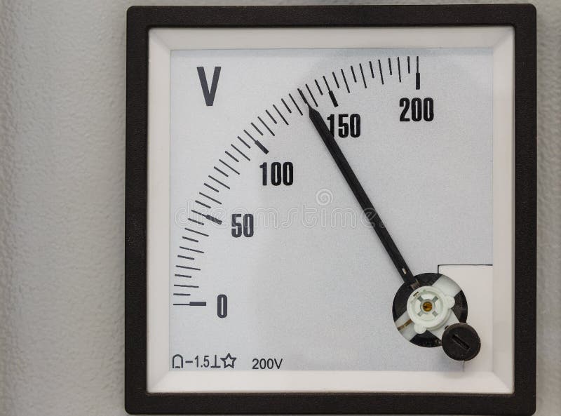 Voltímetro imagen de archivo. Imagen de primer, dispositivo - 29517917