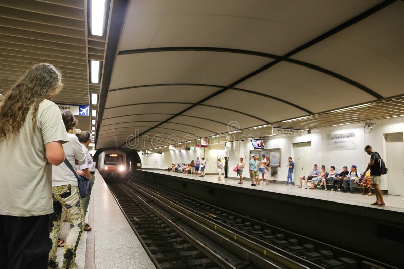 Metro at Athens - Greece editorial image. Image of herbs - 108084600