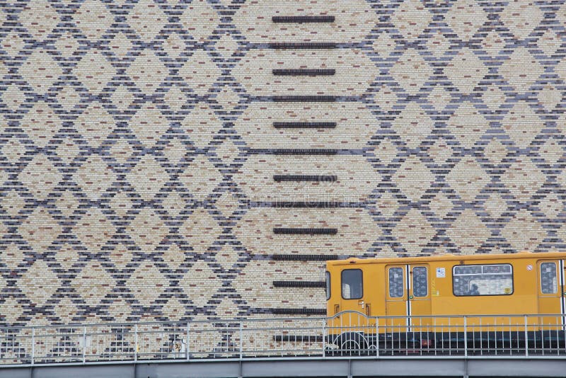 Metro in Berlin stock image. Image of subway, building - 44637359