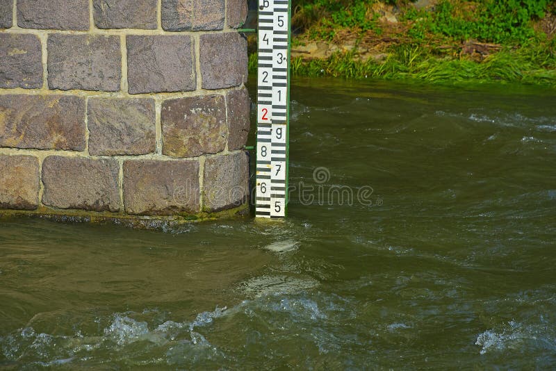 Metro Del Livello Dell'acqua Fotografia Stock - Immagine di video ...