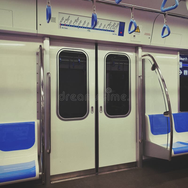 The Metro Door editorial stock image. Image of clothing - 363695579