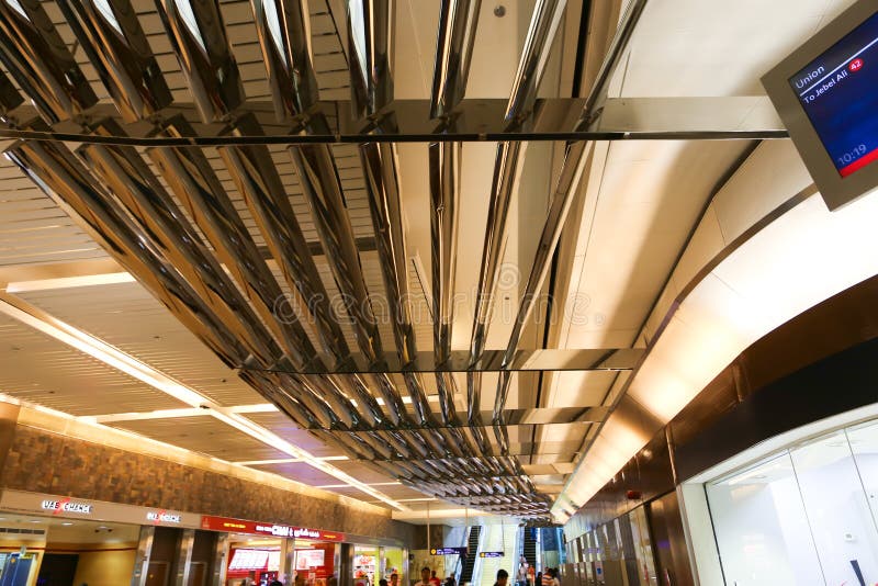 Metro Dubai editorial image. Image of hangar, abstract - 100802840