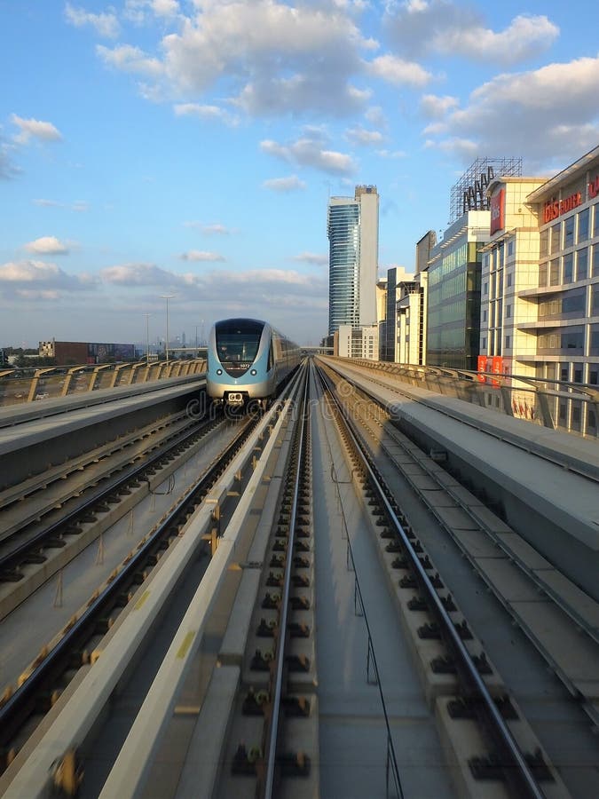 Metro in Dubai, United Arab Emirates Editorial Photo - Image of middle ...