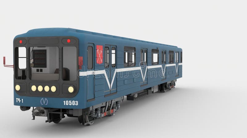 Metro Engine Model with White Background Editorial Photography - Image ...