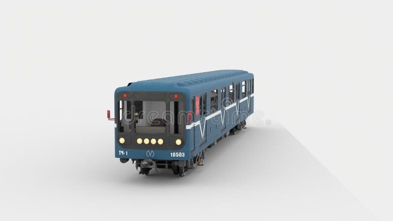 Metro Engine Model with White Background Stock Photo - Image of journey ...