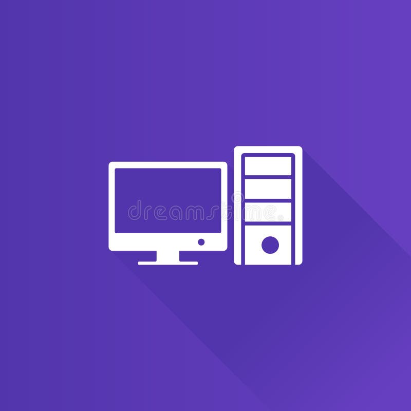 Metro Icon - Desktop Computer Stock Vector - Illustration of object ...
