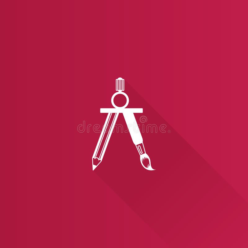 Metro Icon - Drawing Compass Stock Vector - Illustration of graphic ...