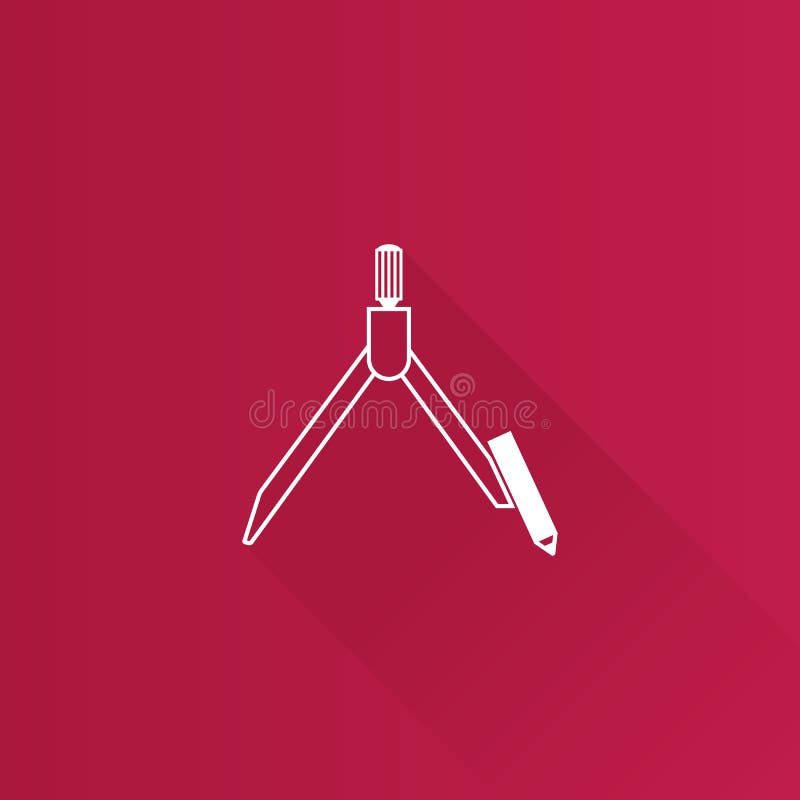 Metro Icon - Drawing Compass Stock Vector - Illustration of project ...