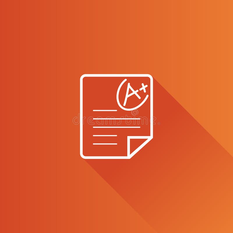 Exam result stock vector. Illustration of form, exam - 49450648