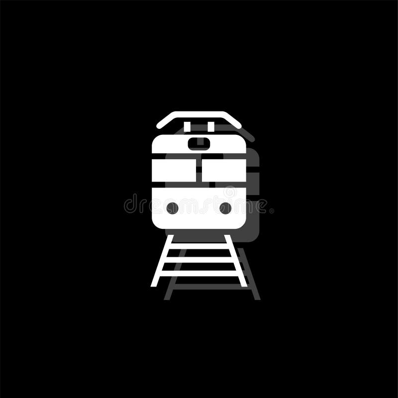 Metro icon flat stock illustration. Illustration of sign - 138118062