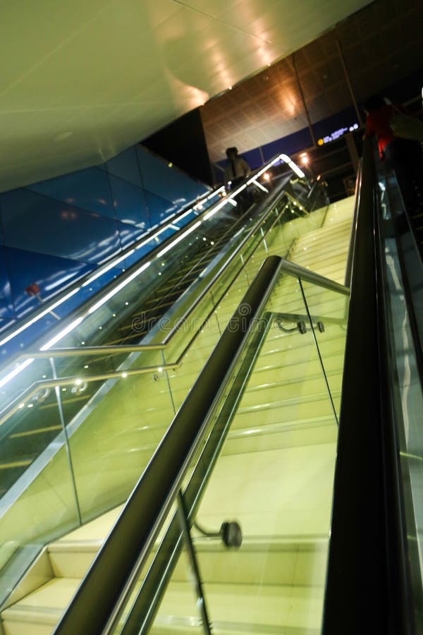 Metro Interior of Modern Metal Editorial Photography - Image of large ...