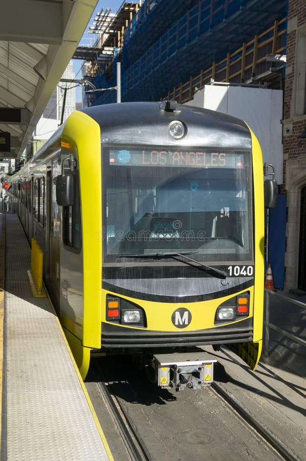 Metro light rail train editorial stock photo. Image of rail - 106787763
