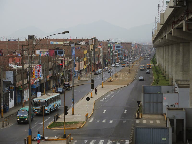Metro in Lima, Peru. editorial photo. Image of landmark - 77265936