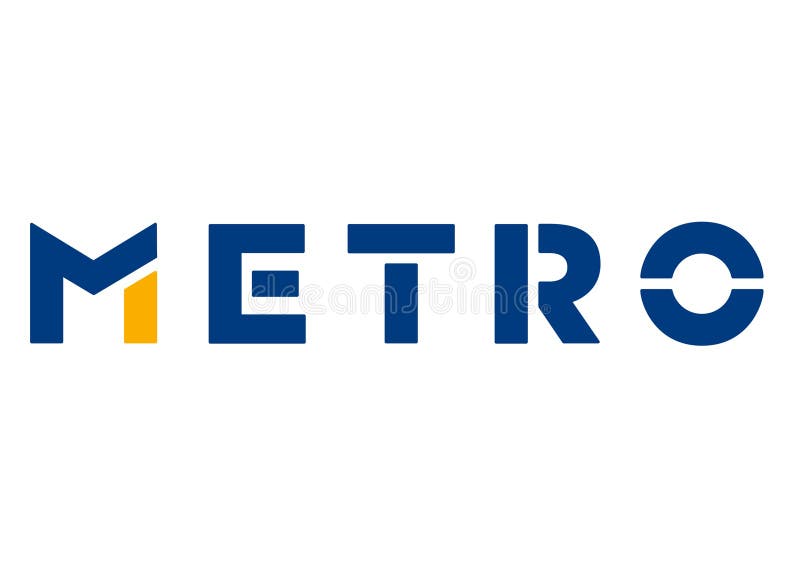 Metro Logo stock illustration. Illustration of logo - 321031954