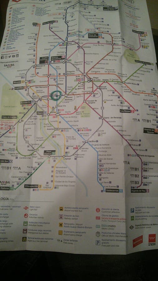 Metro madrid editorial photo. Image of metro, madrid - 100019131