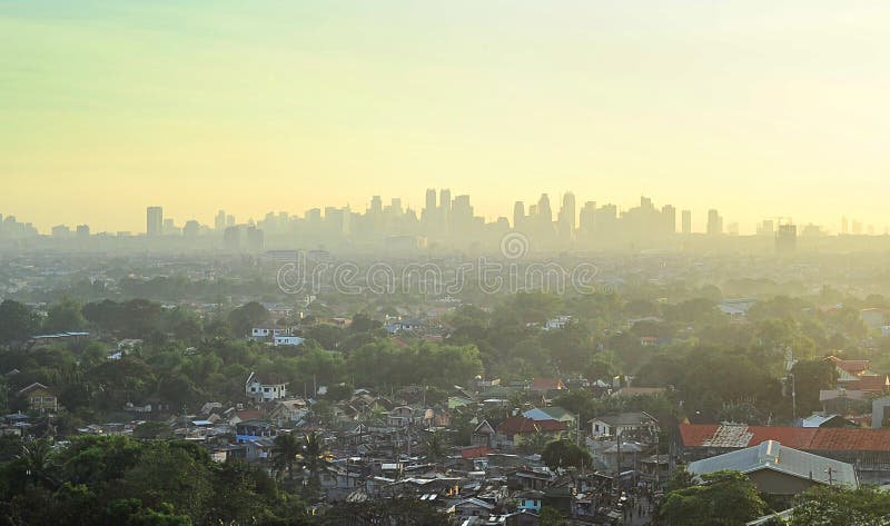 Metro Manila suburb stock photo. Image of capital, city - 26491976