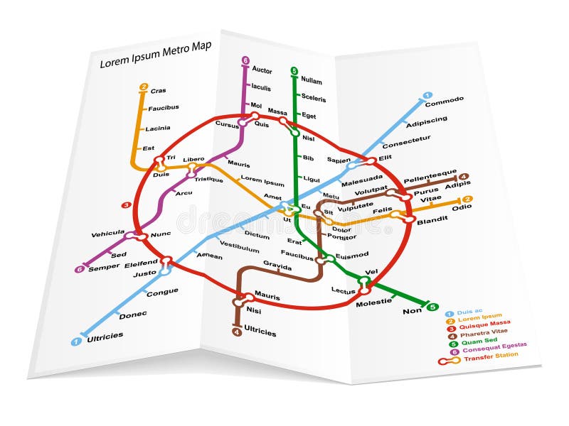 Vector Folded Map of the World Stock Vector - Illustration of earth ...