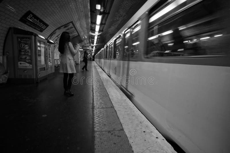 Metro editorial stock photo. Image of white, metro, paris - 90590243