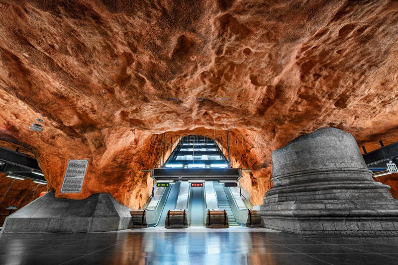 Metro Post in Stockholm, Zweden Stock Foto - Image of post ...