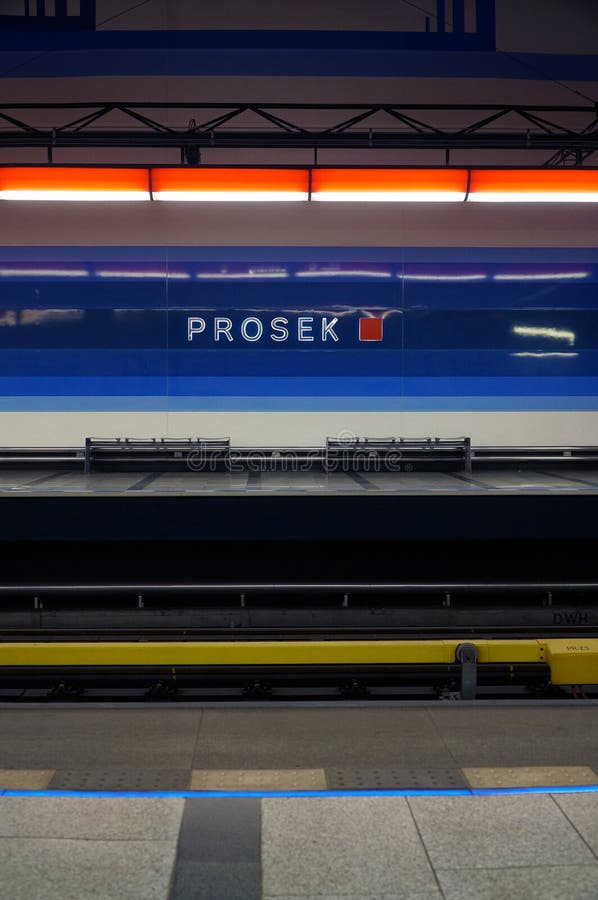 Metro in Prague stock image. Image of republic, metro - 73287797
