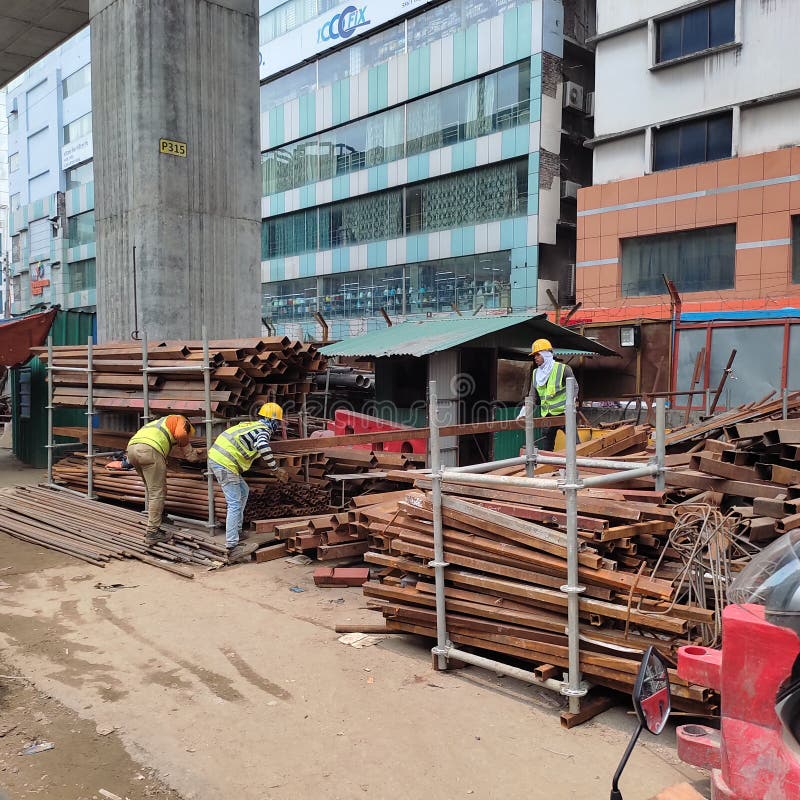 Metro Rail Project, Dhaka editorial photo. Image of stadium - 220710066