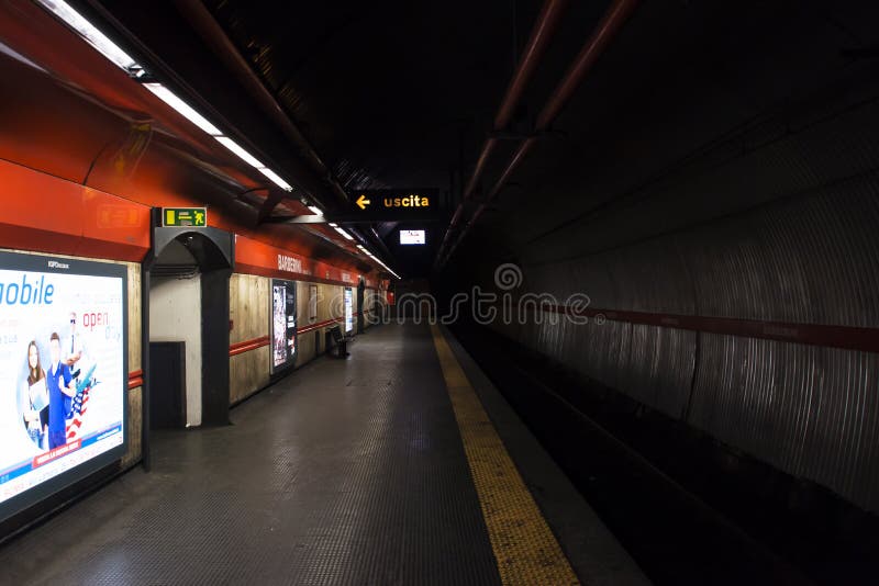 Rome Metro Underground Art, Editorial Photo - Image of train, rome ...