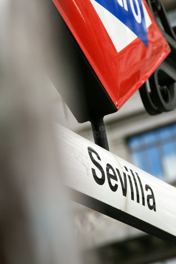 Metro Sevilla editorial photography. Image of character - 153475112