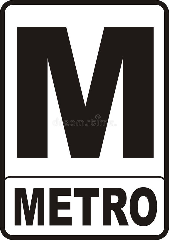 Metro Subway Sign Stock Illustrations – 12,532 Metro Subway Sign Stock ...