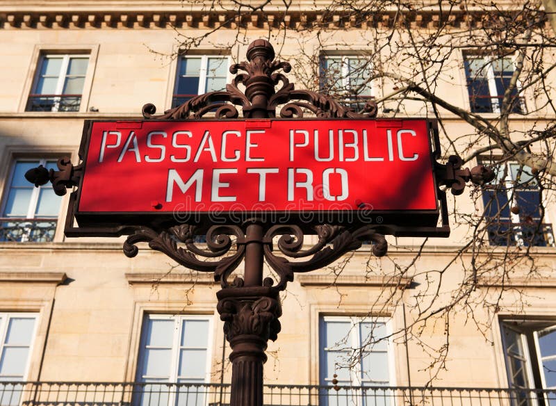 Metro Sign, Paris editorial image. Image of architecture - 19178595