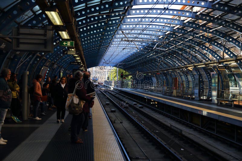 Metro Station Brin in Genova Editorial Stock Photo - Image of editorial ...