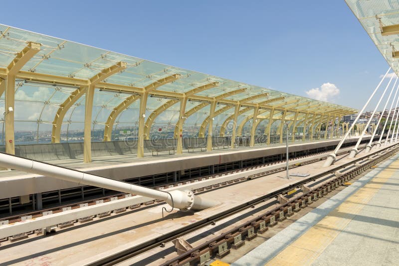Metro Station in Istanbul editorial photography. Image of downtown ...
