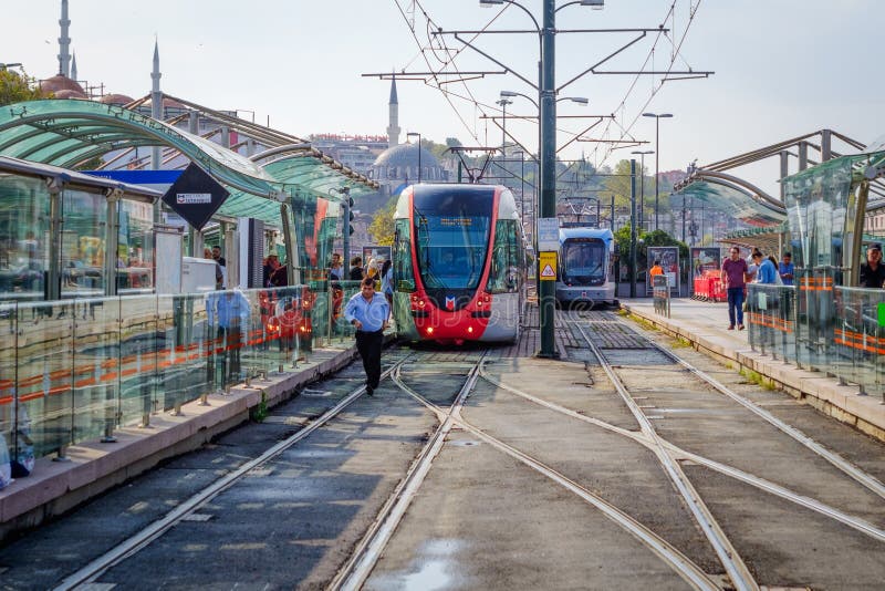 A Metro Stop in Istanbul, Turkey Editorial Image - Image of metro ...