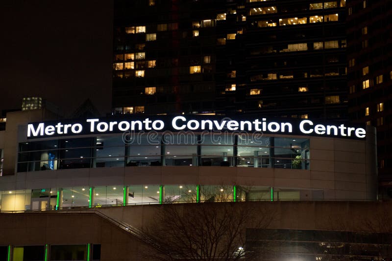 Metro Toronto Convention Centre Editorial Image - Image of information ...